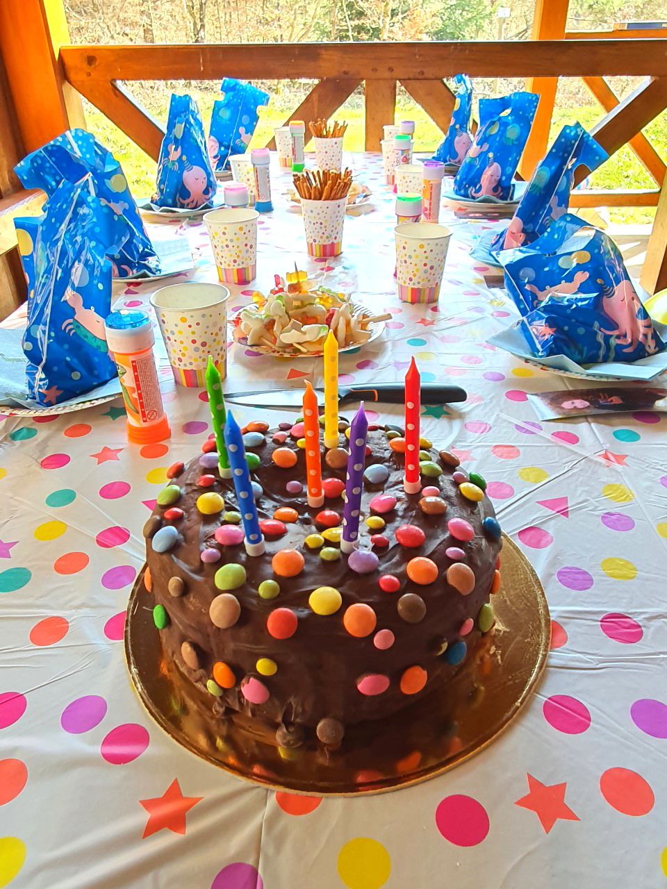 Gâteau surprise aux smarties – Eva Cuisine