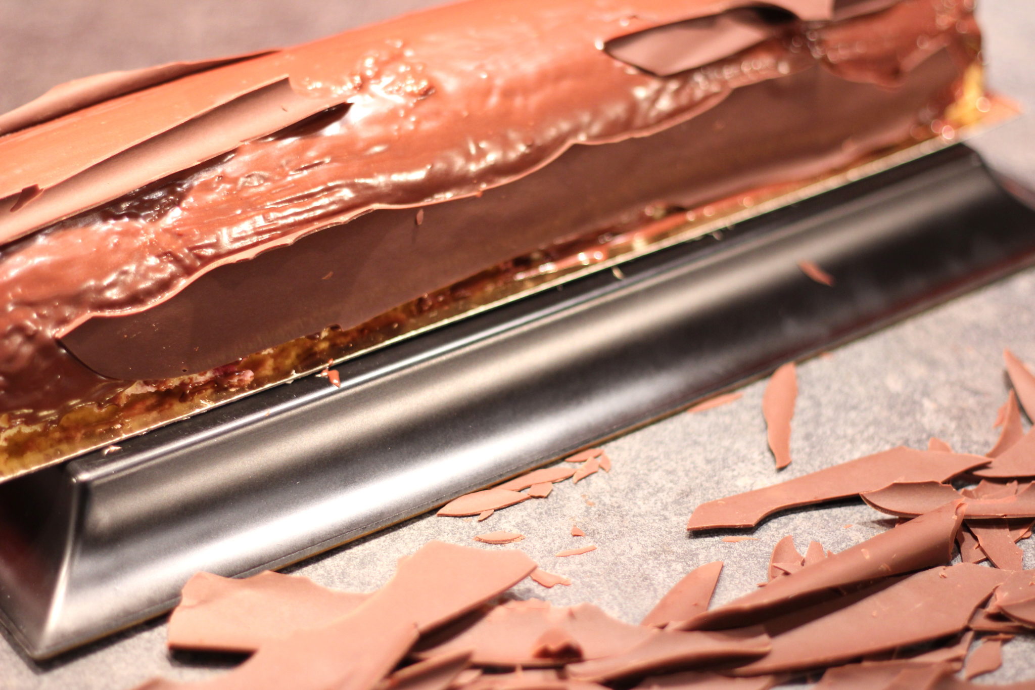 Bûche aux fruits rouges et chocolat – Eva Cuisine